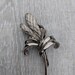 Pastelli Matte and Glossy Finish Silver Tone Hyacinth Brooch - Etsy