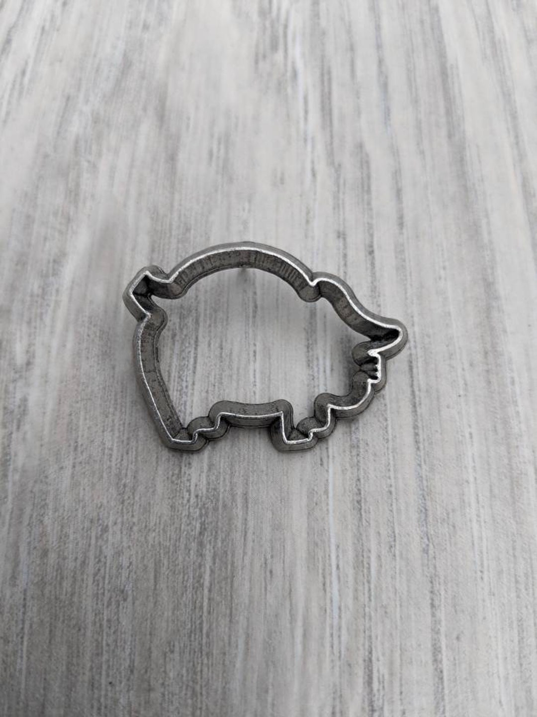 Ann Clarke Pewter Pig Outline Lapel Pin or Tie Tack - Etsy