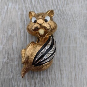 Jomaz (mazer Brothers) Midcentury Rhinestone, Enamel, and Gold Tone ...