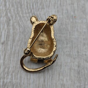 Sphinx Rhinestone Encrusted Three Dimensional Gold Tone Mouse - Etsy