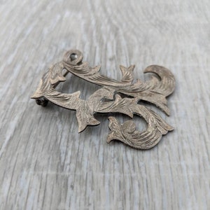Midcentury Sterling Silver Mexico Eagle Mark Feather Floral - Etsy