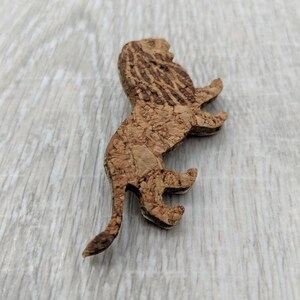 Natural Unfinished Cork Lion Brooch - Etsy