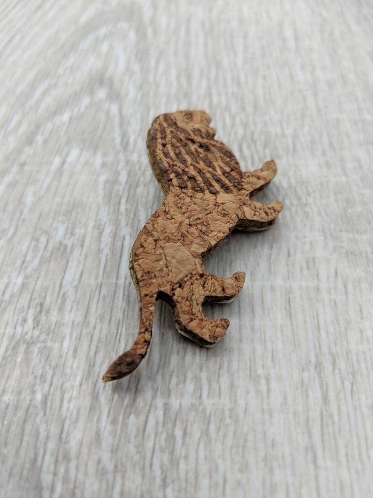 Natural Unfinished Cork Lion Brooch - Etsy