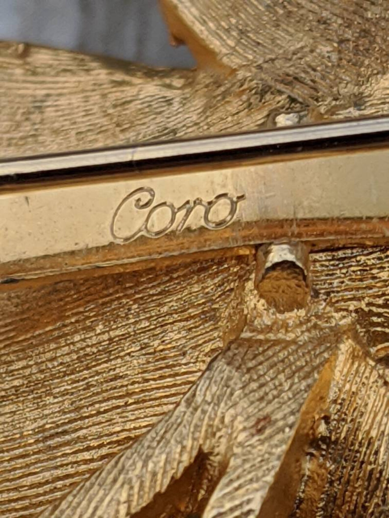 Early 1920s Coro Art Nouveau Pale Gold Satin Enamel and Gold - Etsy