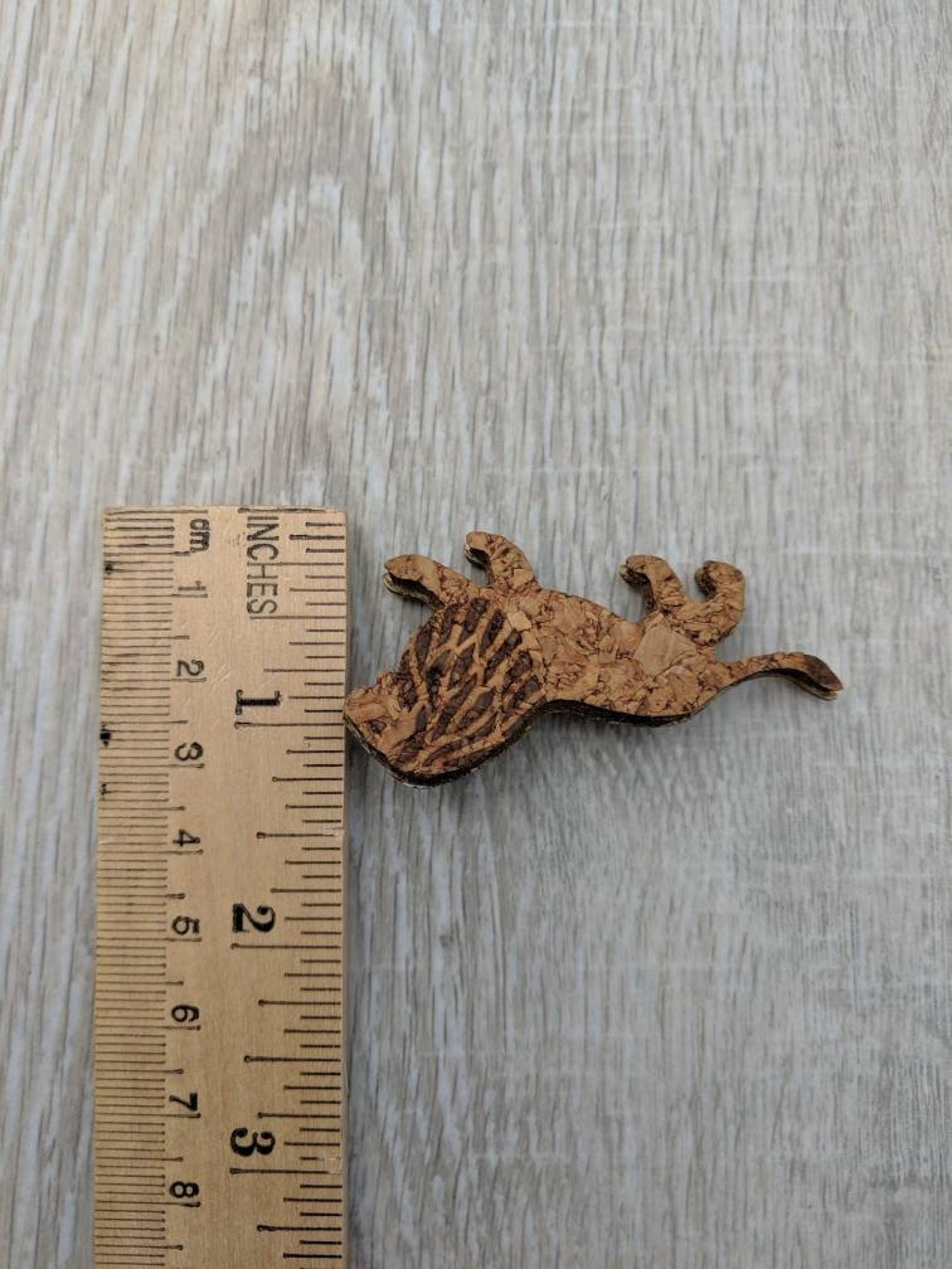 Natural Unfinished Cork Lion Brooch - Etsy