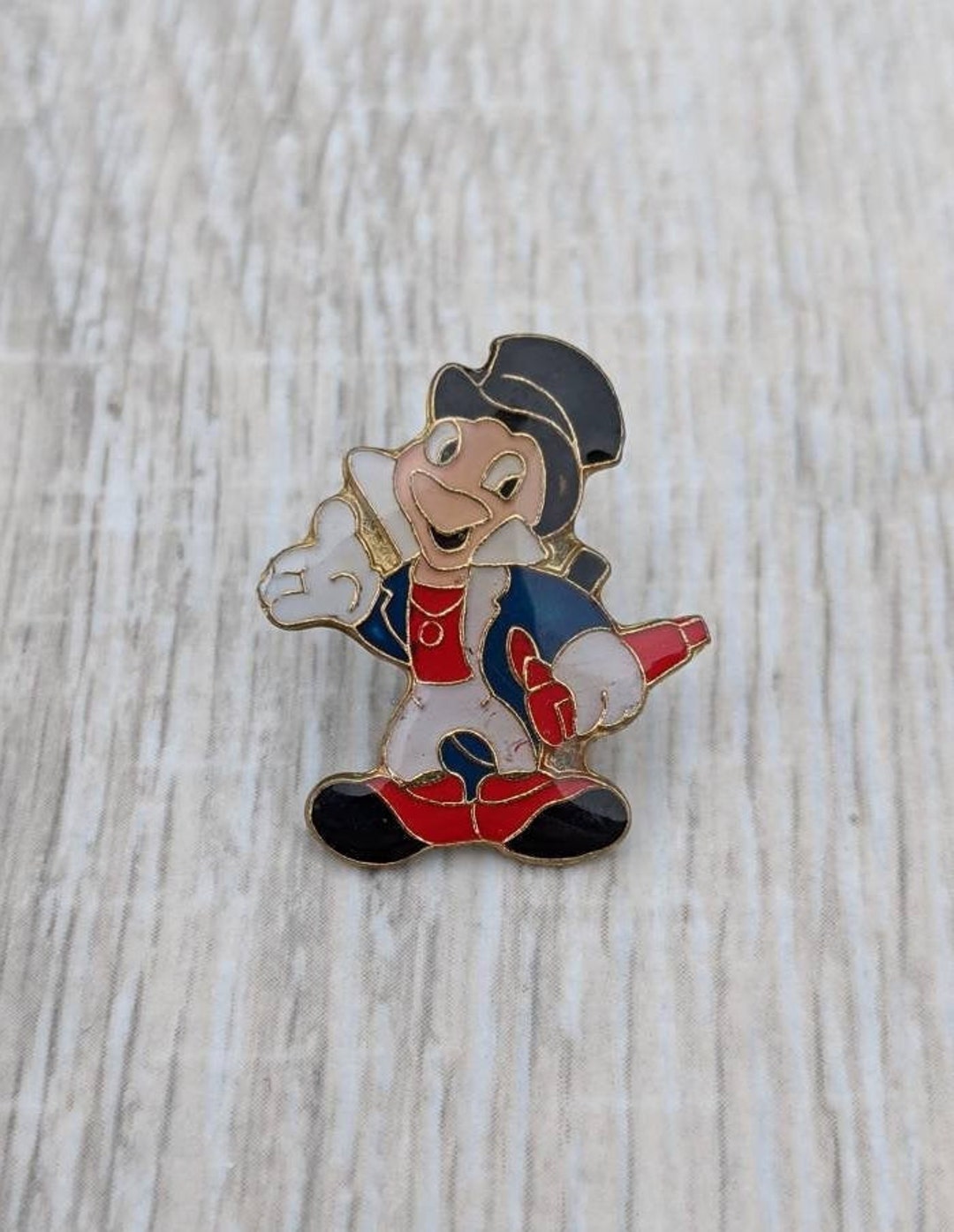 Jiminy Cricket in a Top Hat and Spats Carrying an Umbrella Colorful ...