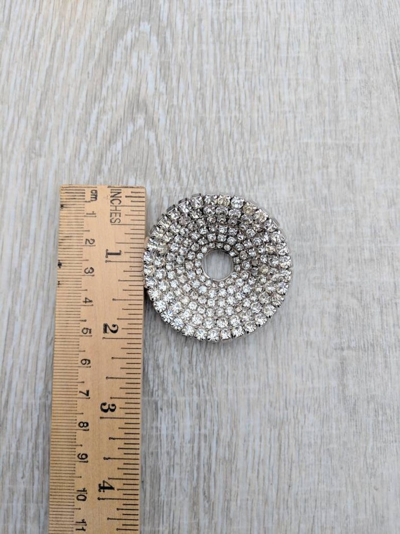 Dazzling Concave Bowl-shaped Clear Rhinestone Statement - Etsy