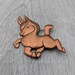 1950s Copper Playful Cartoon Donkey Brooch - Etsy