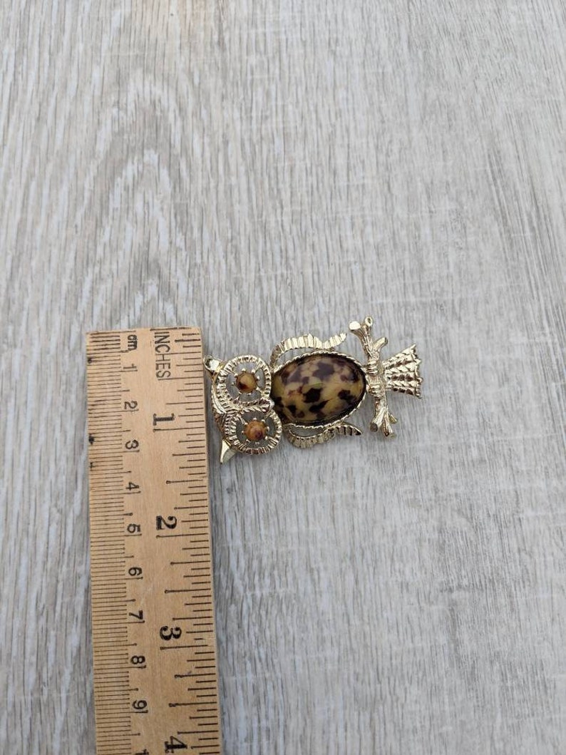 1960s Gerry's Tortoise Shell Colored Cabochon and Gold - Etsy