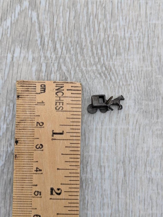 1980s Bird-in-Hand Pennsylvania Small Pewter Horse an… - Gem