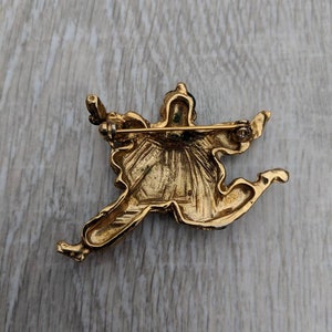 Colorful Enamel and Rhinestone Leaping Clown Brooch - Etsy