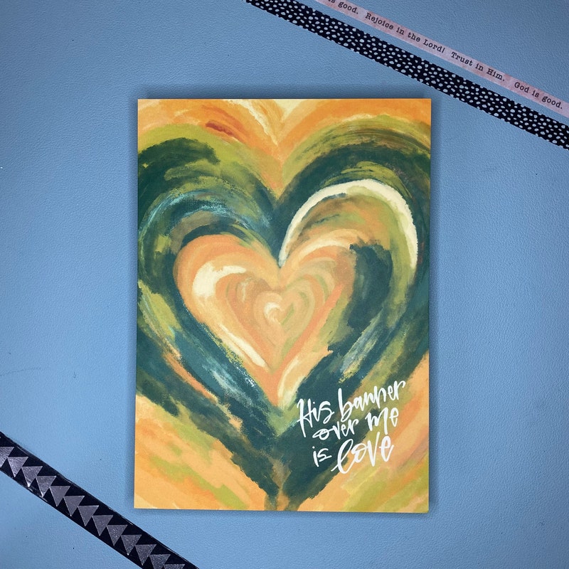 His Banner Over Me - Etsy