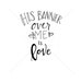His Banner Over Me is Love Love Bible Print Sunday School - Etsy