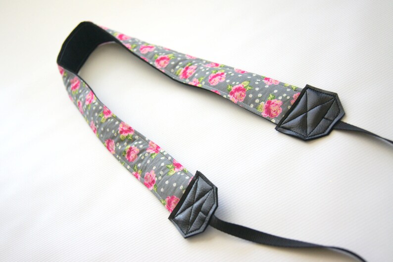 Custom Camera Strap Pink Rose Camera Strap DSLR Camera | Etsy
