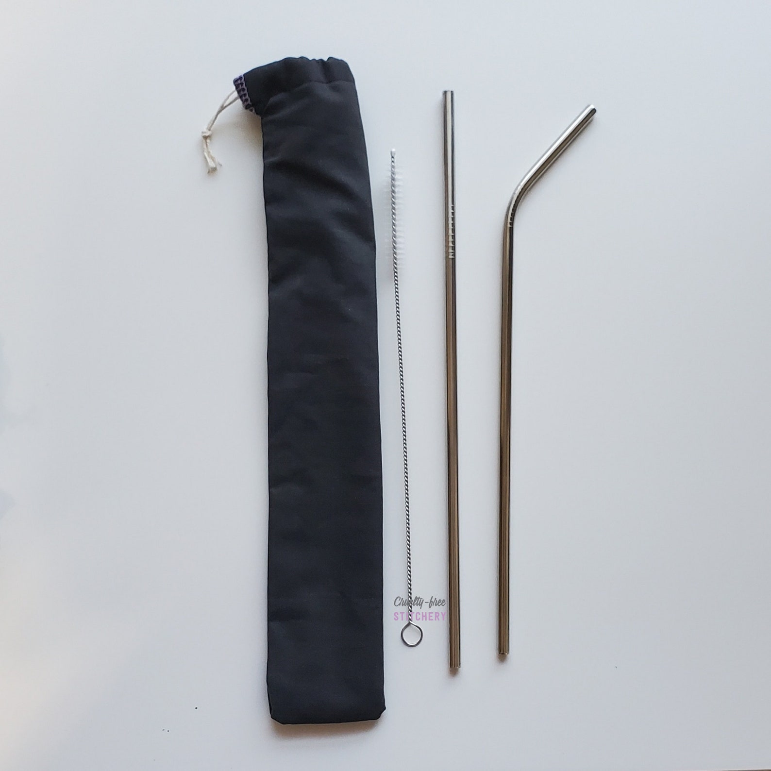 Reusable Straw Pouch Water-resistant Sustainable Eco - Etsy