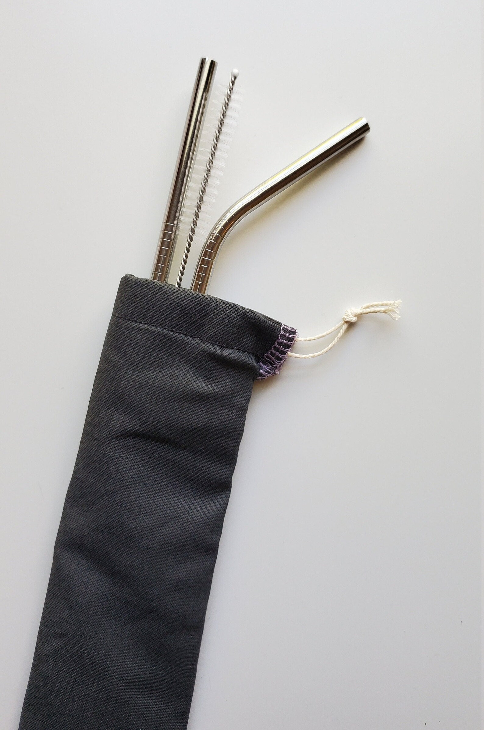 Reusable Straw Pouch Water-resistant Sustainable Eco - Etsy
