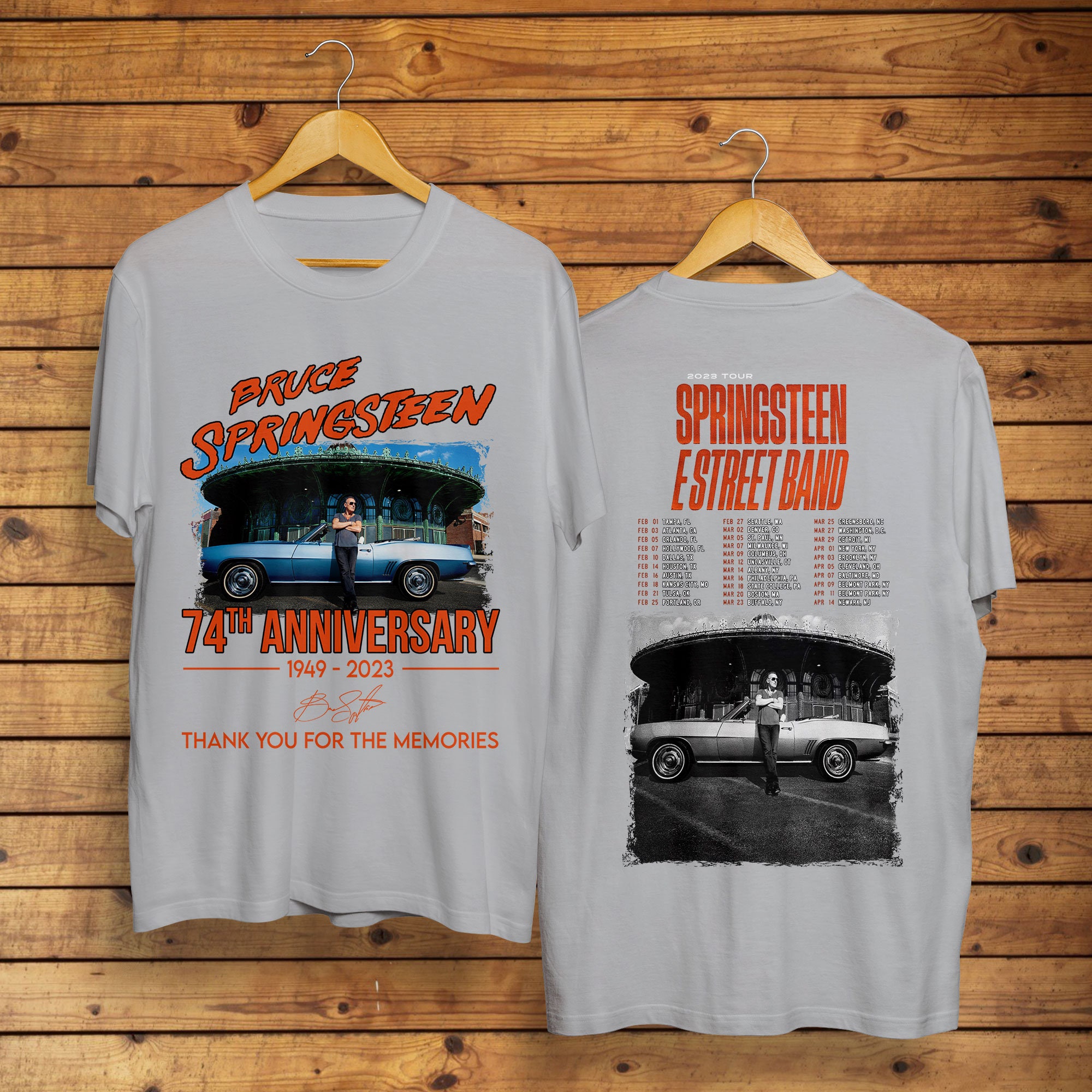Bruce Springsteen 2023 Tour Shirt, E Street Band Tour T Shirt sold by ...