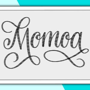 Momoa - Custom Lettering Brush for Procreate App - Etsy
