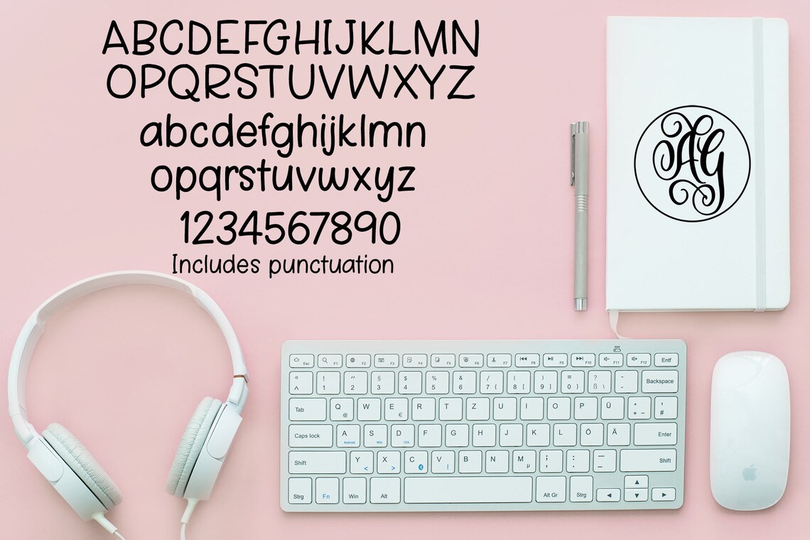 Basic Betty Hand-lettered Font - Etsy