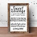 Sweet Revenge Hand-lettered Font - Etsy