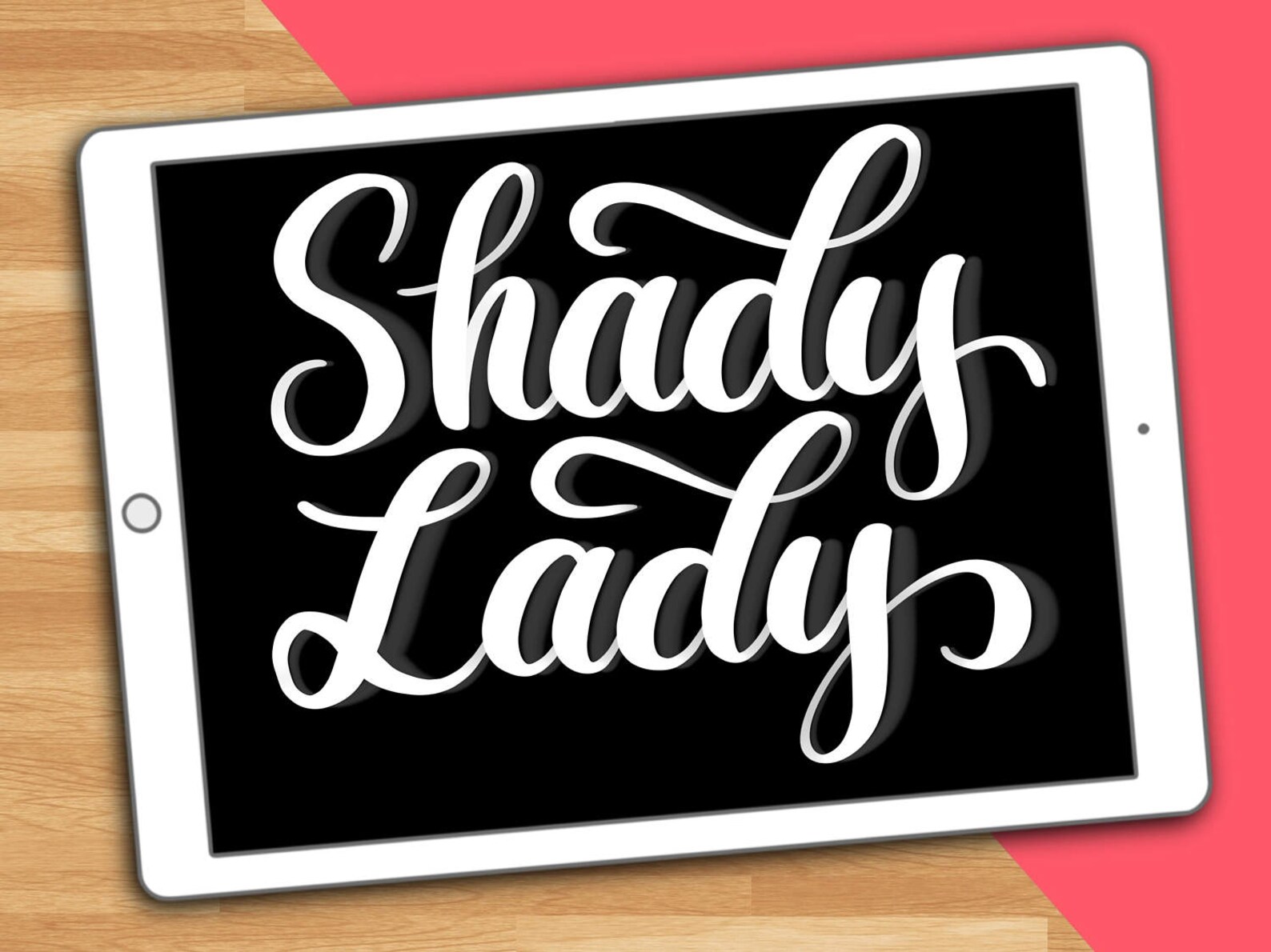 Shady Lady Lettering Brush for Procreate App - Etsy