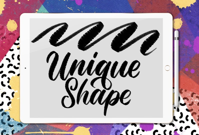 Static Shock Procreate Lettering Brush - Etsy