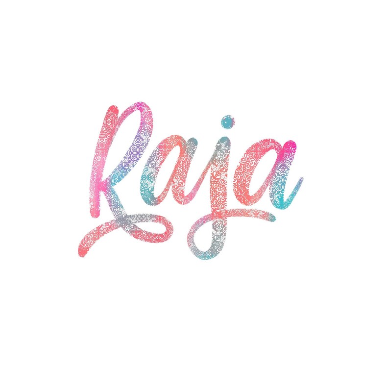 Raja Lettering Brush for Procreate - Etsy