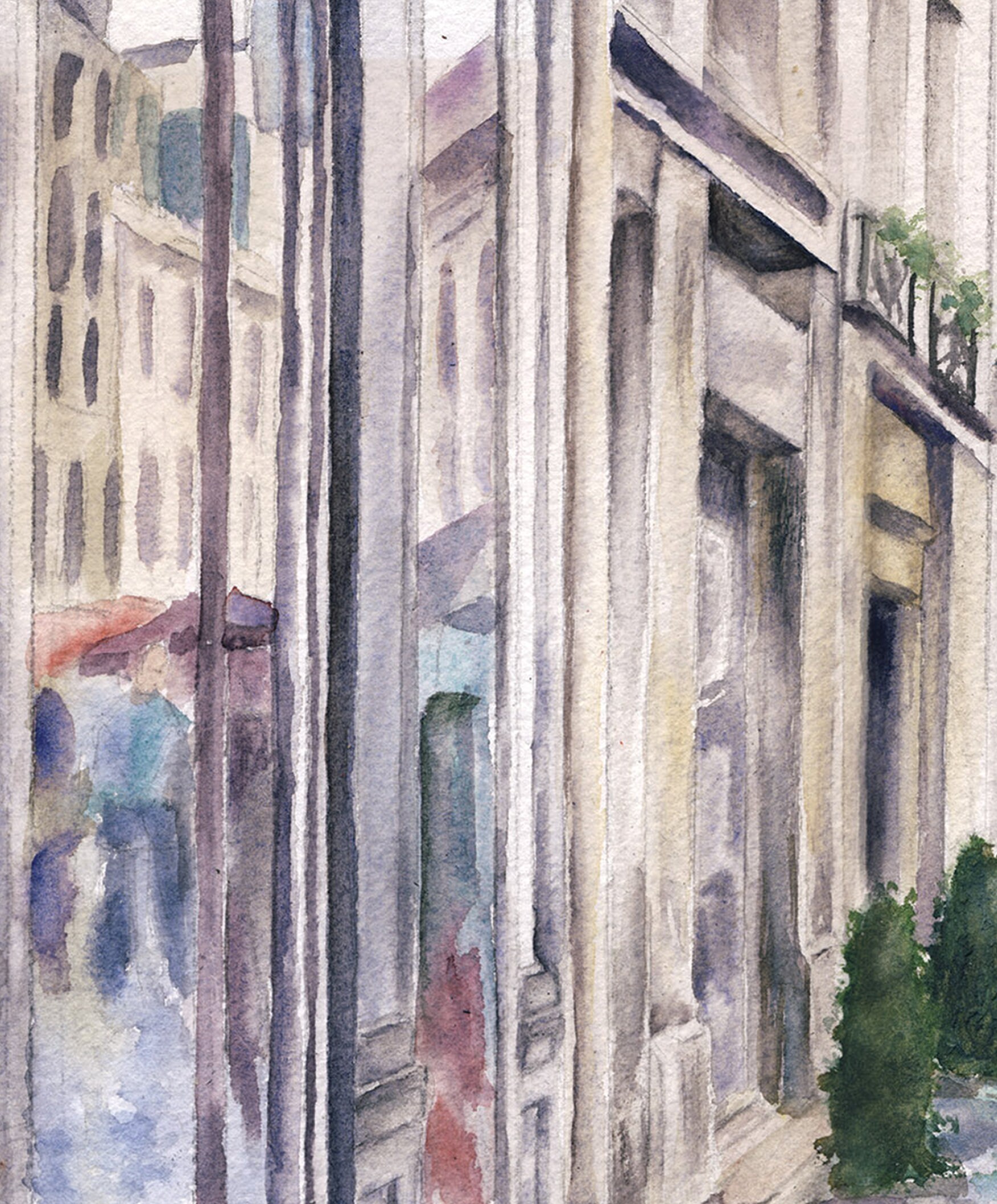 Paris France Street in the Rain Travel Poster - Etsy