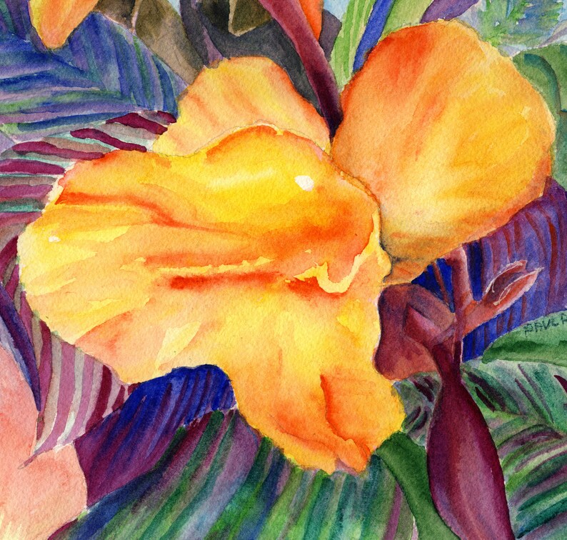 Floral Colorful Flowers Art Print to Add a Splash of Color - Etsy