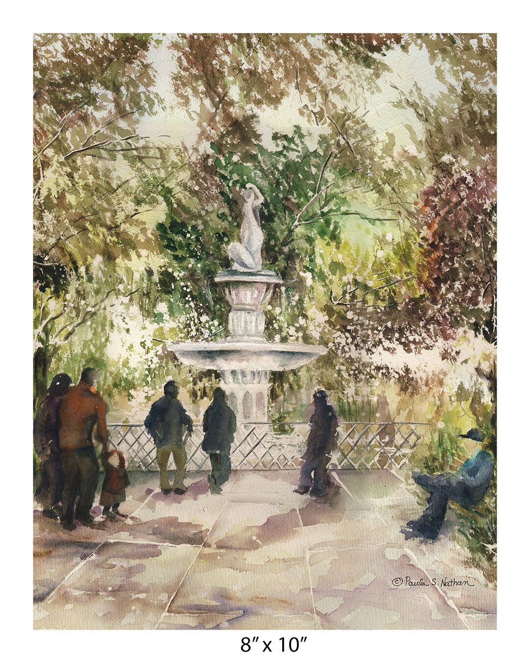 Forsyth Fountain in the Park, Savannah, Georgia, Travel Lovers ...