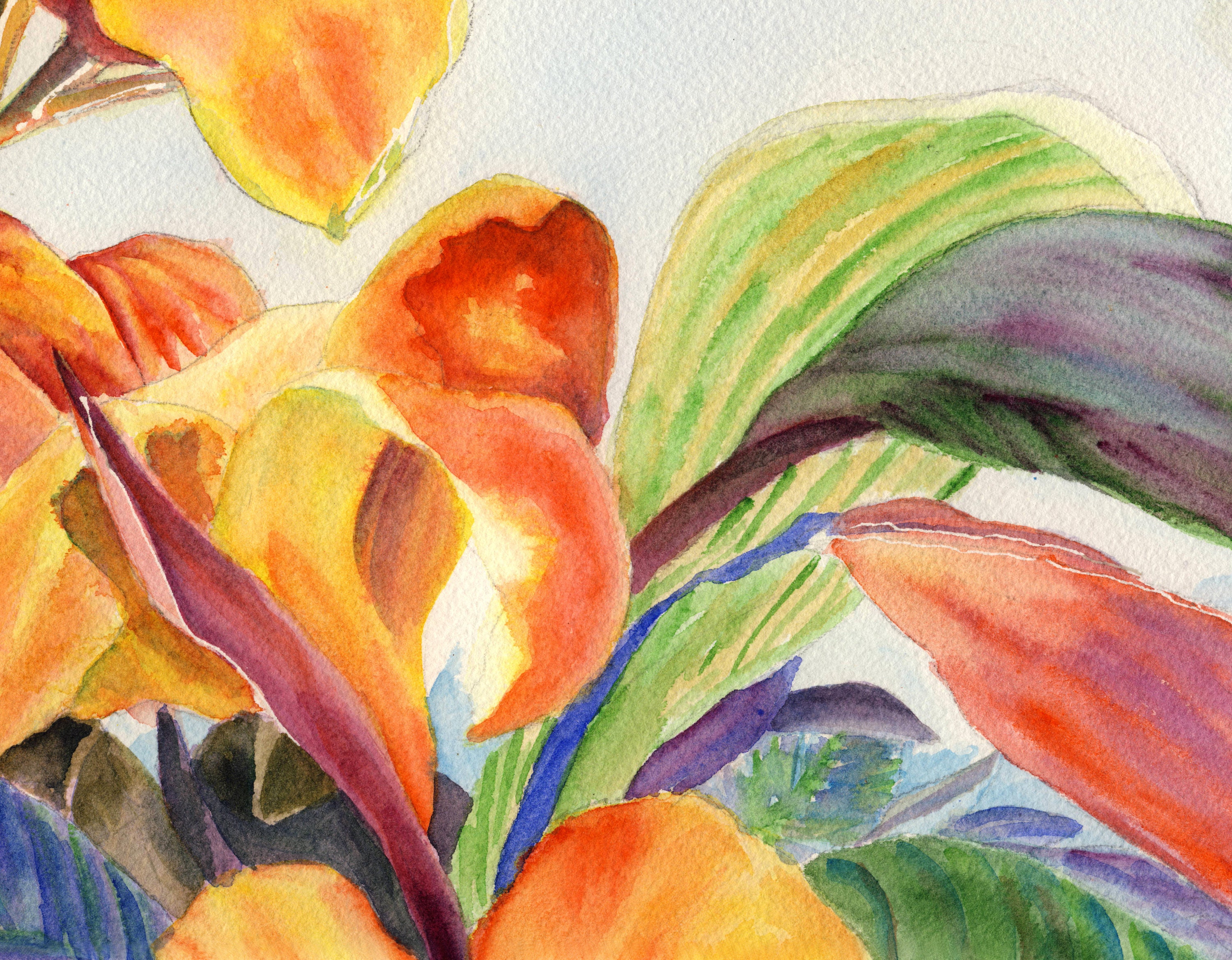 Floral Colorful Flowers Art Print to Add a Splash of Color - Etsy