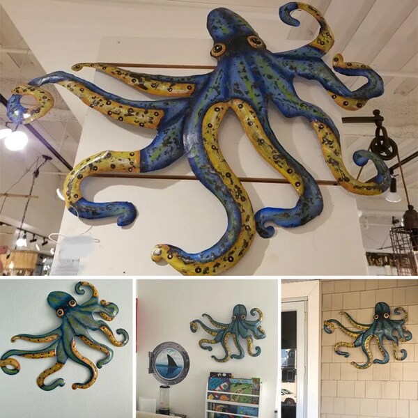 Octopus Wall Decor - Etsy
