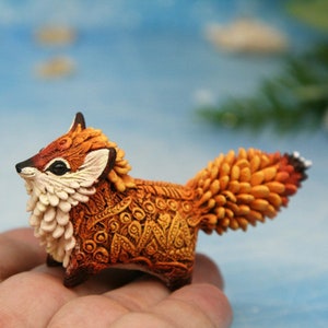 Cute Fox Statue Animal Resin Crafts Decorations Tabletop - Etsy