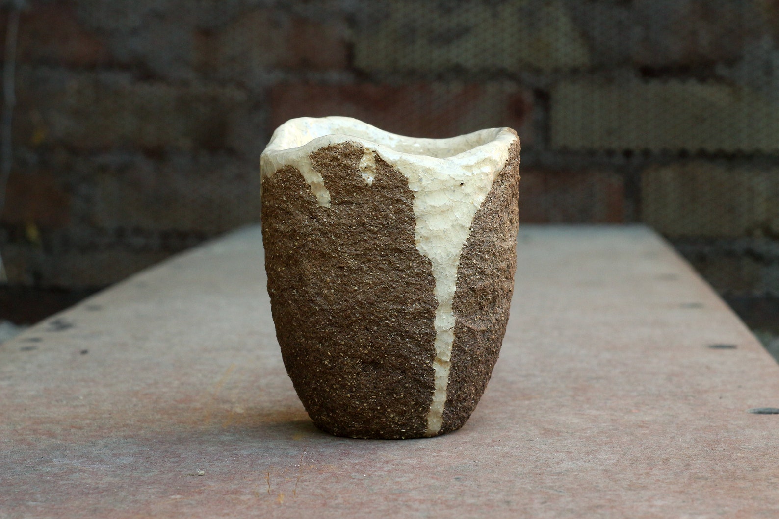 Rustic Ceramic Coffee Cup Latte Mug Tea Mug Minimalist - Etsy