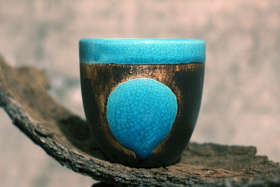 Blue Moon Cup Pottery Coffee Cup Handmade Ceramic Tea Mug | Etsy