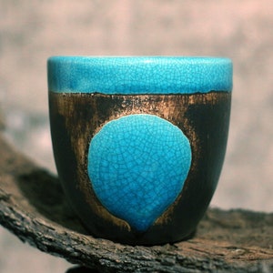 Blue Moon Cup - Pottery Coffee Cup - Handmade Ceramic Tea Mug - Nature ...