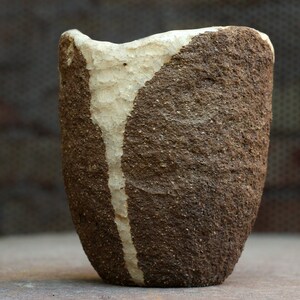 Rustic Ceramic Coffee Cup Latte Mug Tea Mug Minimalism Handleless ...