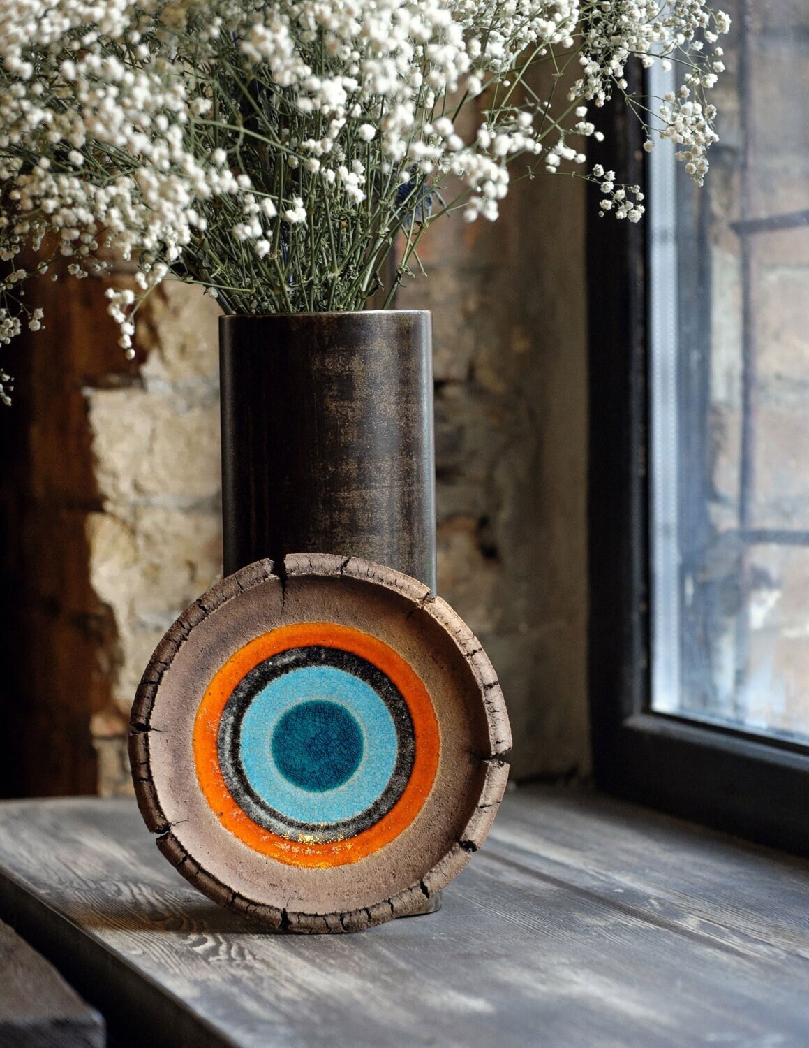 Ceramic Plate Handmade Pottery Plate Nature Home Decor - Etsy