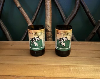Spotted Cow Beer Glasses - Etsy