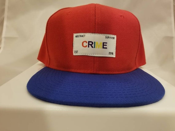Crime Hat in Classic Red and Blue - Etsy
