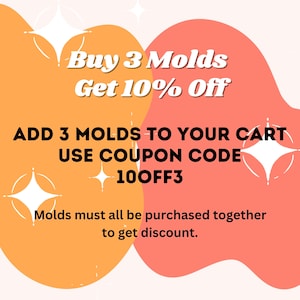 Jumbo 6" Greek Letter or Alphabet Silicone Molds for Decor / Book Ends ...