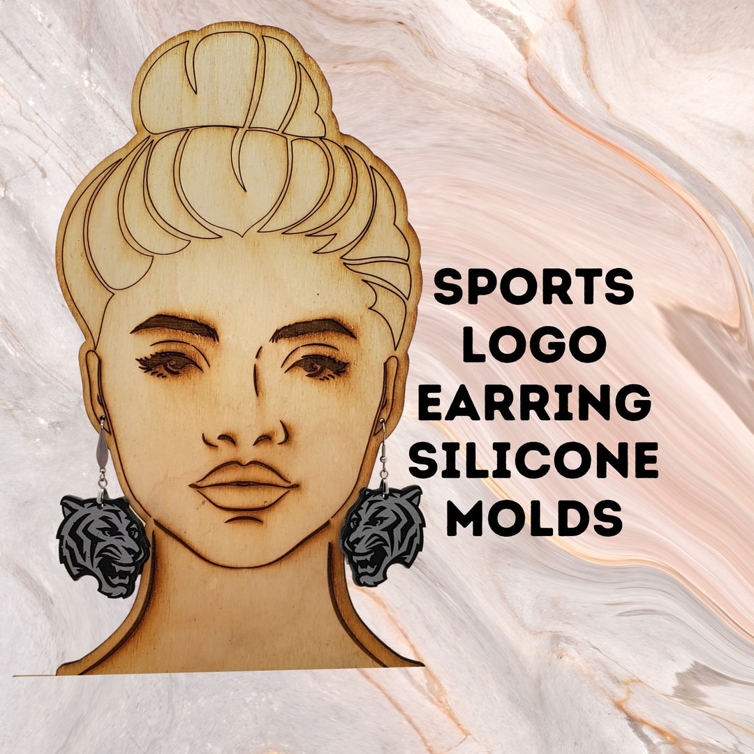 Game Day Earrings UV Silicone Mold/ Team Logo / Team Spirit Earrings ...
