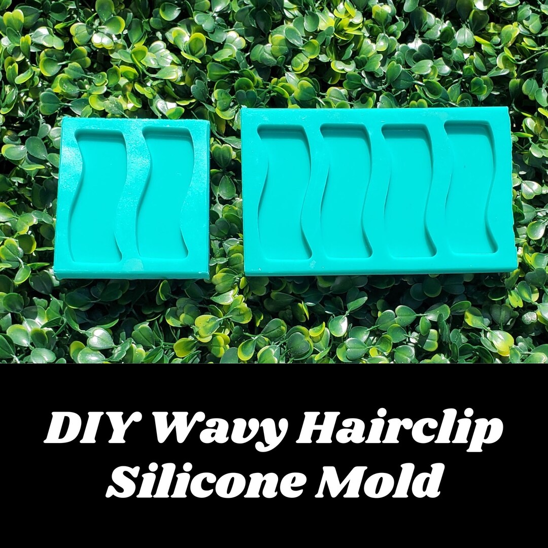 DIY Wavy Hair Clip Barrette Silicone Mold, Barrette Hairclip - Etsy