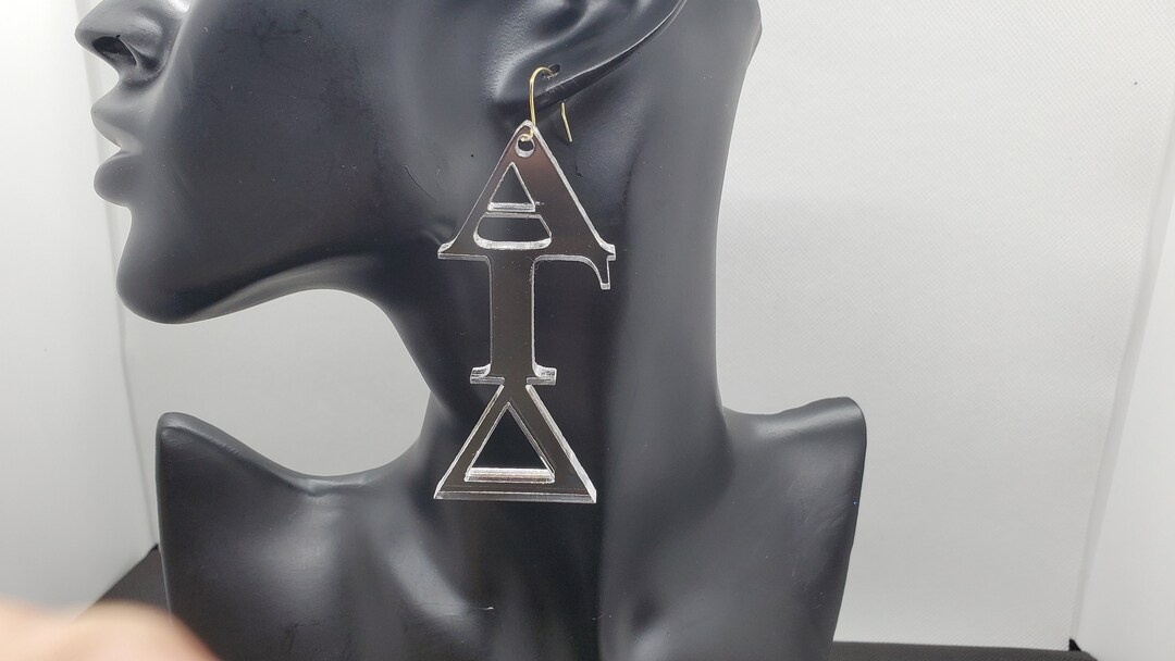 Greek Sorority Alphabet Earrings Silicone Mold: Purse Charm Mold - Etsy
