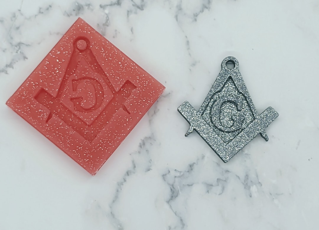 Freemanson Masonic Symbol Keychain Silicone Molds for Epoxy Resin ...