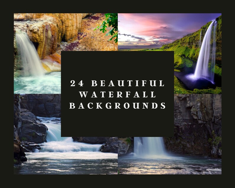 Zoom waterfall background - daxprivacy
