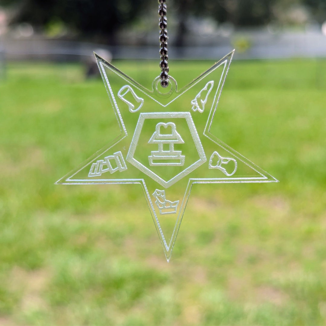 Eastern Star Keychain Silicone Mold, Masonic Resin Jewelry DIY - Etsy