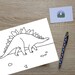 Stegasaurus - Dinosaur Colour in - Colouring in Page - Children's ...