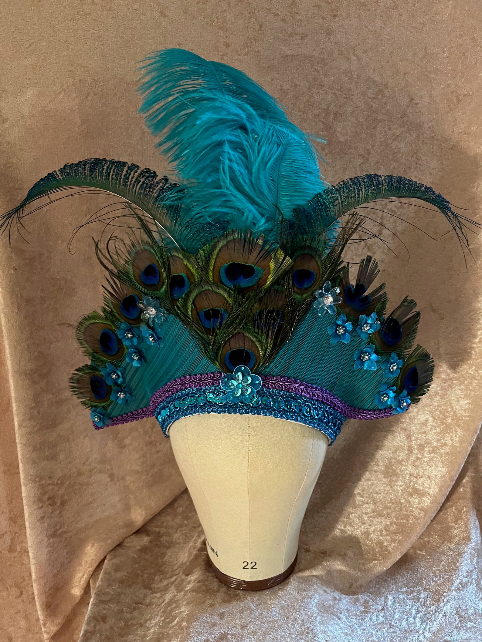 Mardi Gras Carnival Headress - Etsy