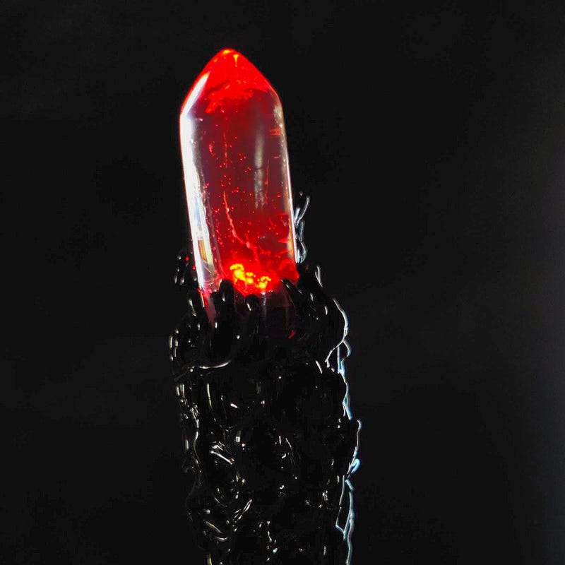 Staff With Red Crystal - Etsy